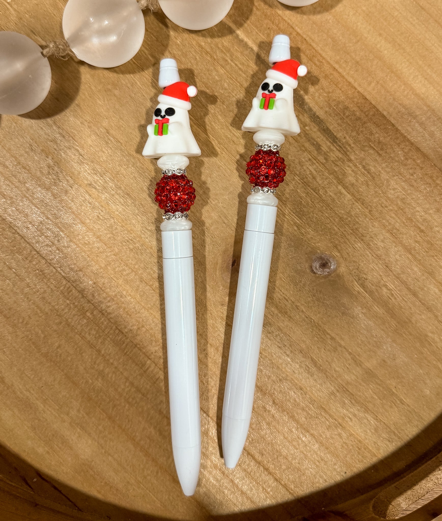 Red Ghost Present Refillable Skinny Pen – AshlasKnots